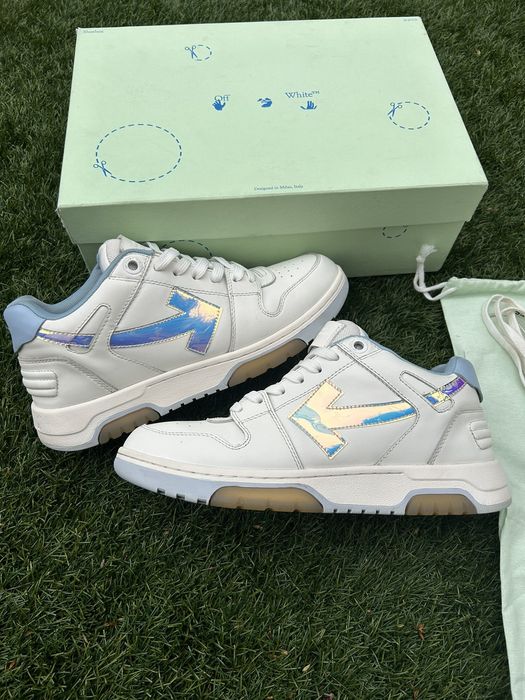 Off-White Off White Out Of Office White Iridescent Blue | Grailed
