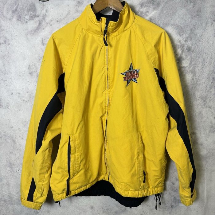 Vintage PBR Professional Bull Riders Jacket Mens Medium Yellow Full ...