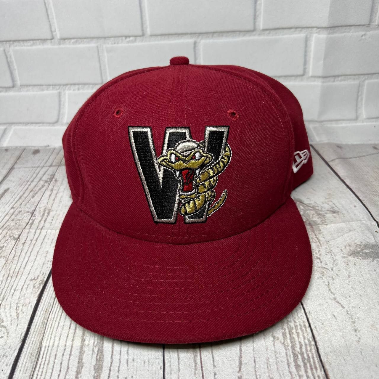 New Era Wisconsin Timber Rattlers MiLB 7 1/4 Hat Fitted Cap Red Men ...