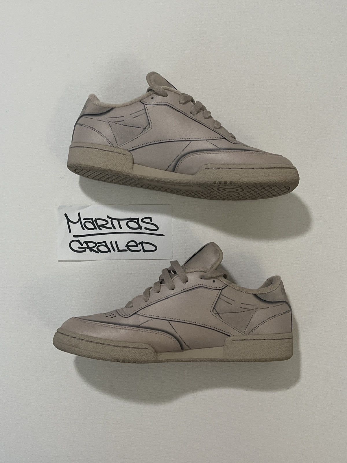 Maison Margiela × Reebok Maison Margiela × Reebok Club C Leather ...