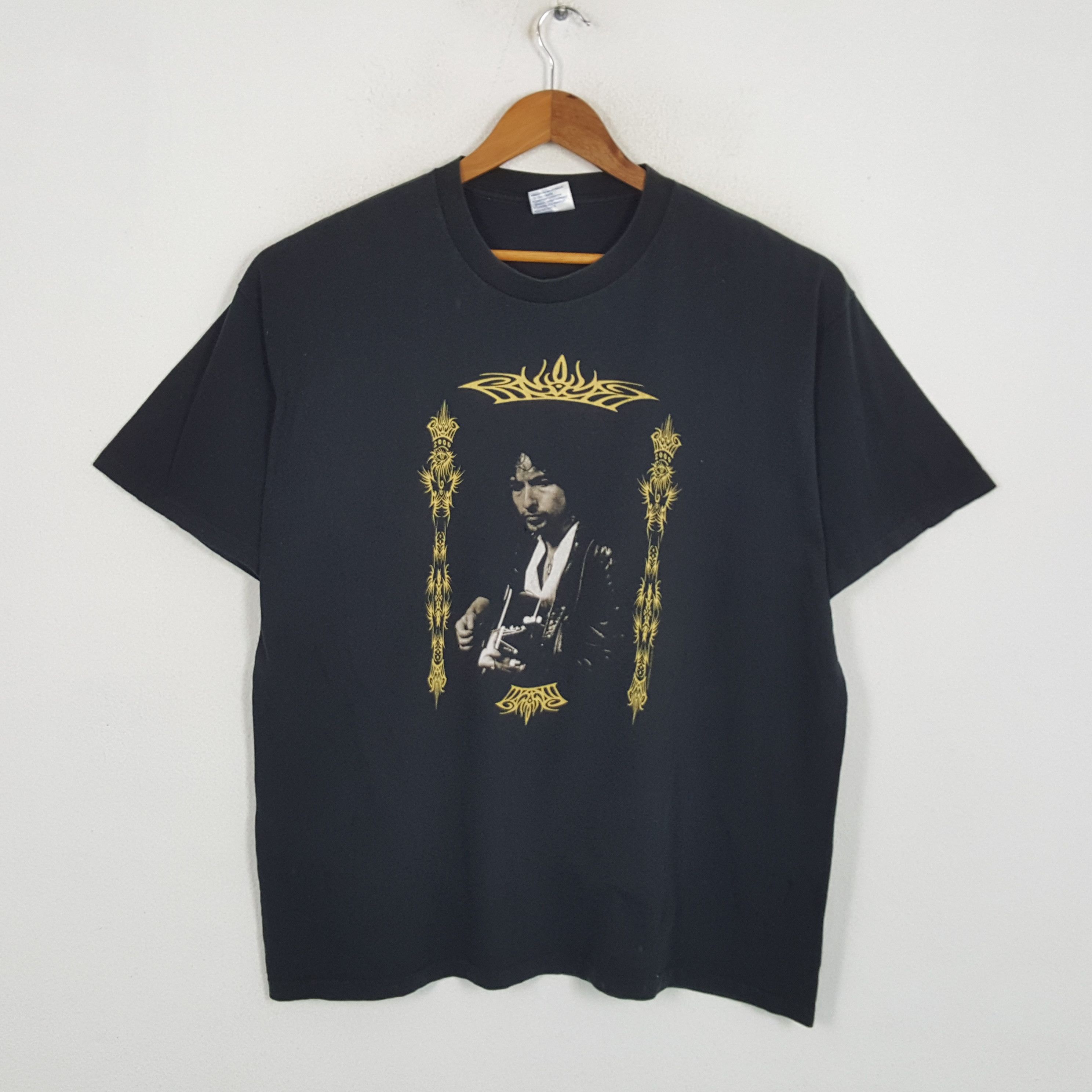 Band Tees × Vintage Vintage 90's BOB DYLAN American Singer Songwriter T ...