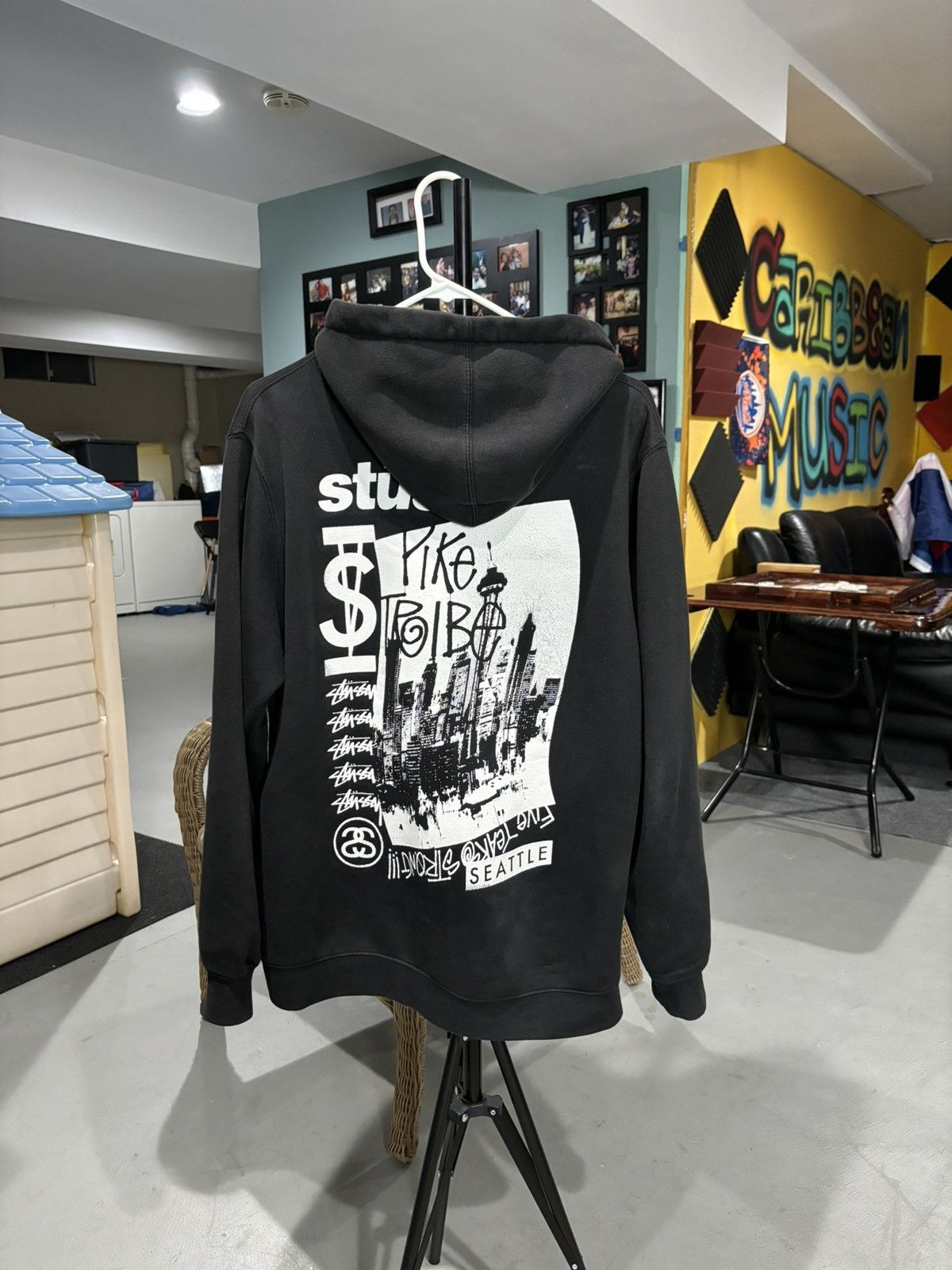 Stussy × Vintage Seattle stussy zip up | Grailed