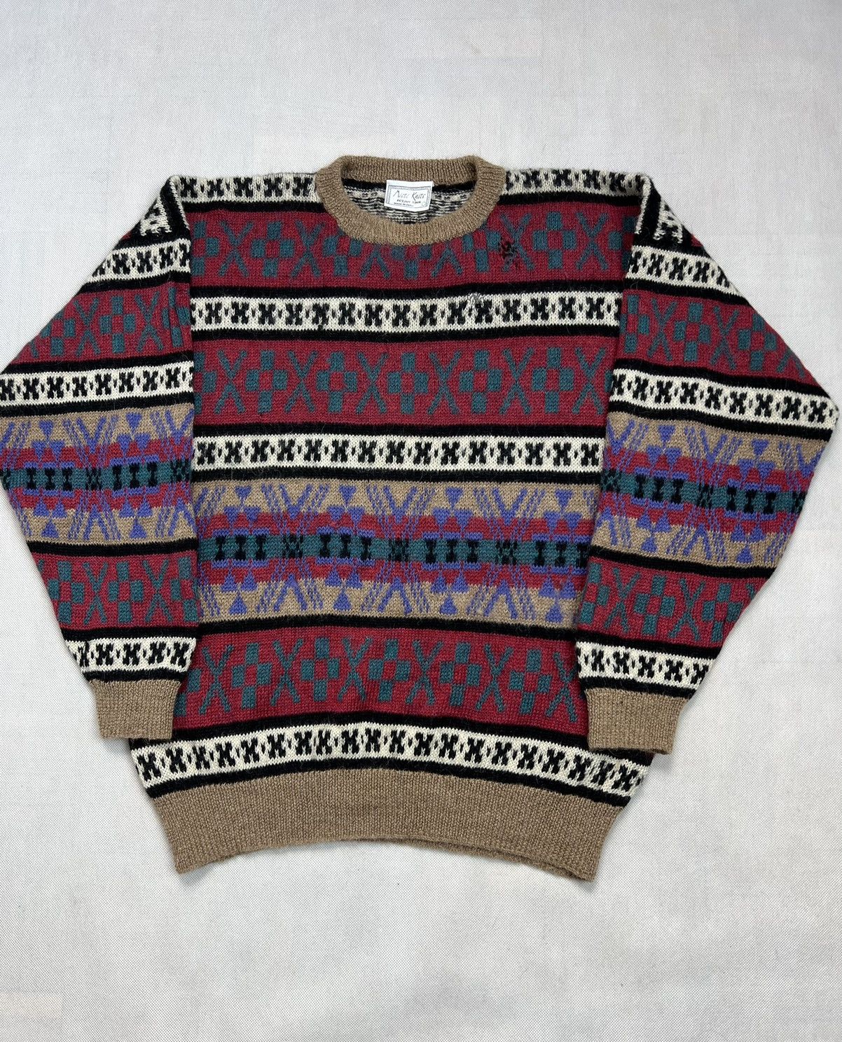 Vintage 100% Alpaca Sweater patterns misti knits vintage 90s in peru ...