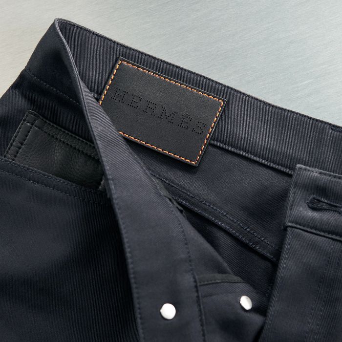 Hermes HERMES JEANS DENIM PANTS WORKWEAR CARGO LOGO H365420H80142 | Grailed