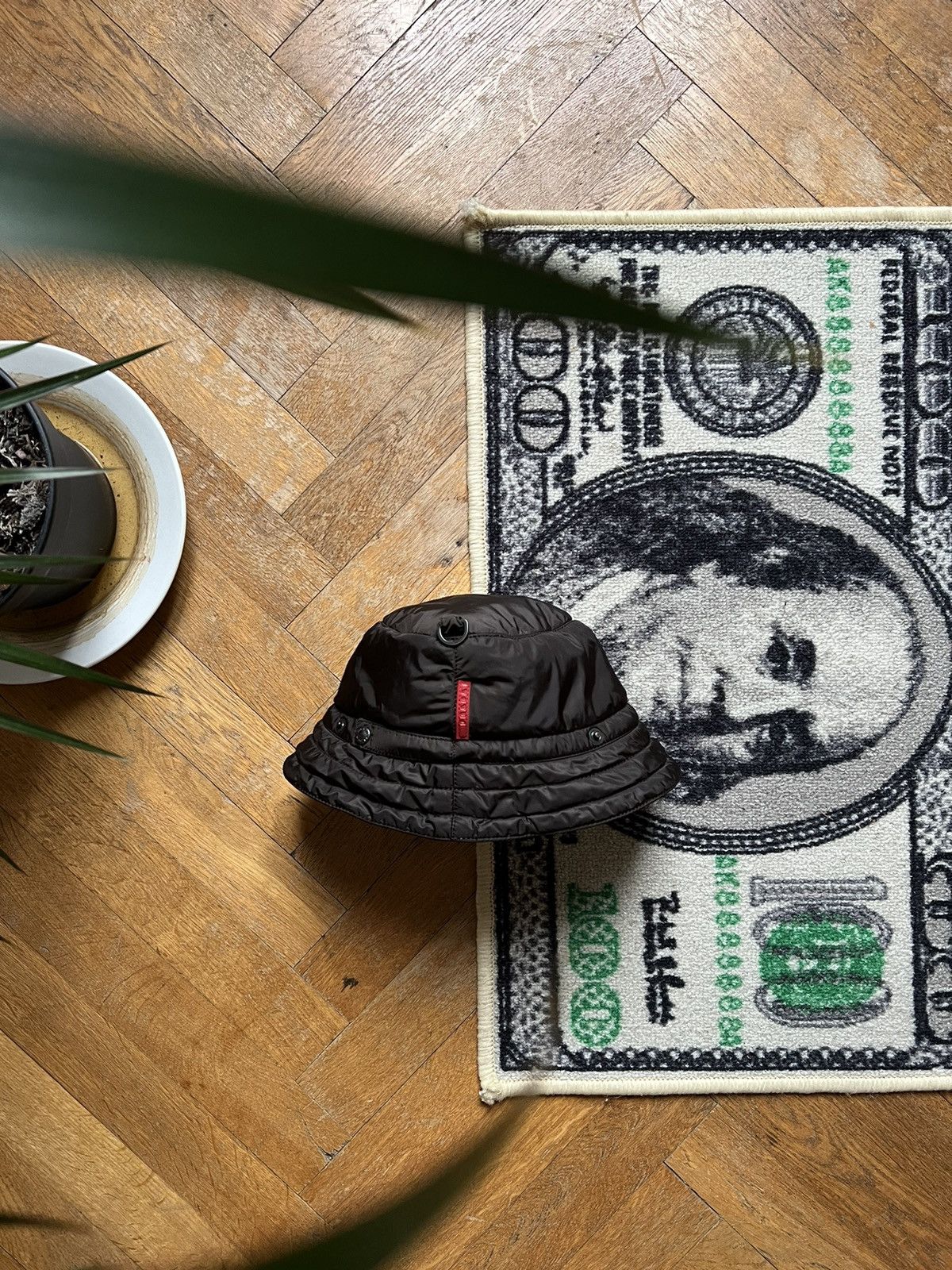 Luxury × Prada × Vintage Prada Vintage Red Line Very Rare Hat | Grailed