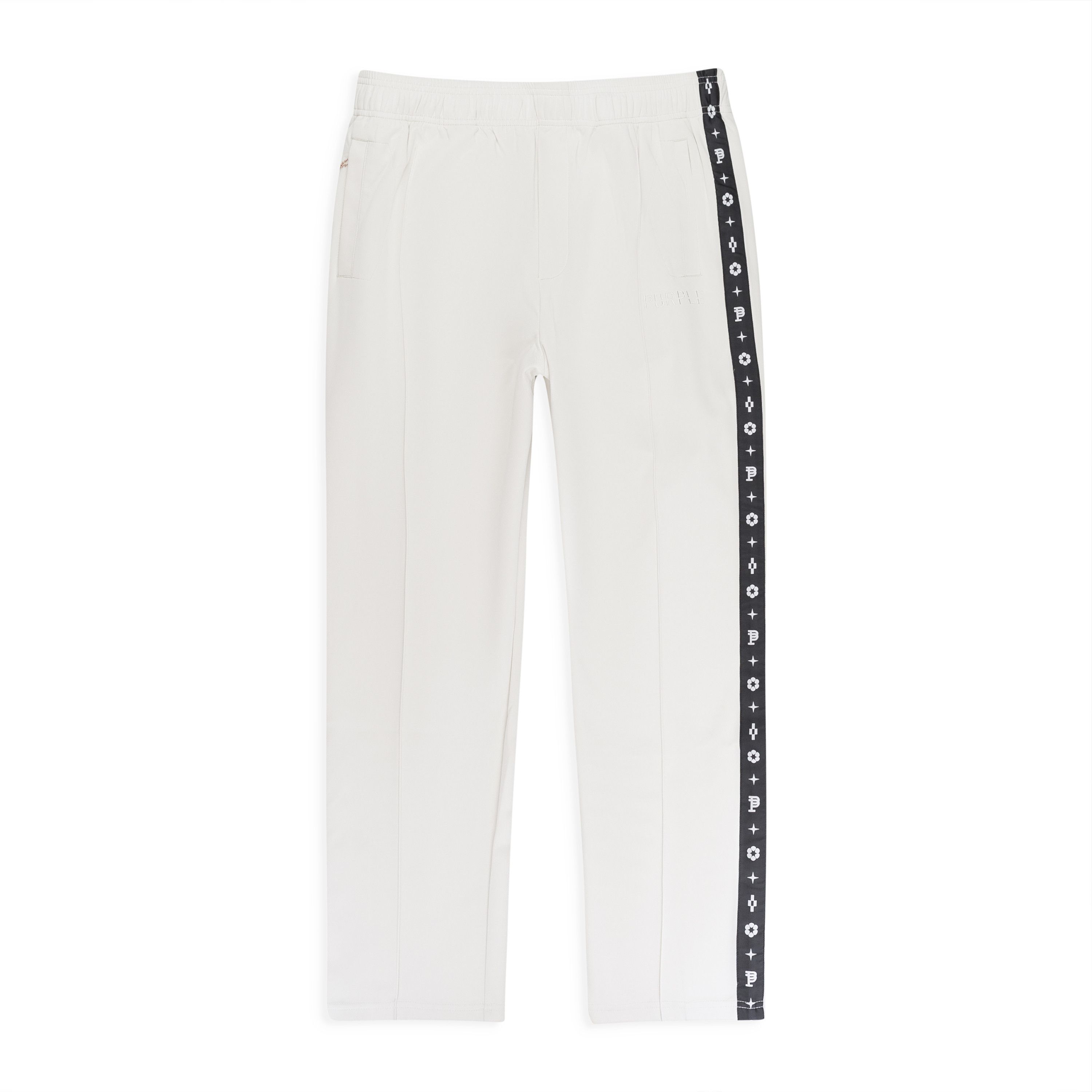 Purple Brand CREAM MONOGRAM Cream TRACK PANT Size S | Grailed
