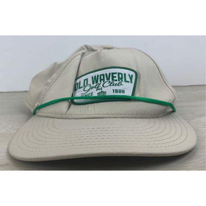 Other Old Waverly Golf Club Hat Brown Tan Snapback Adult Hat Adjus ...