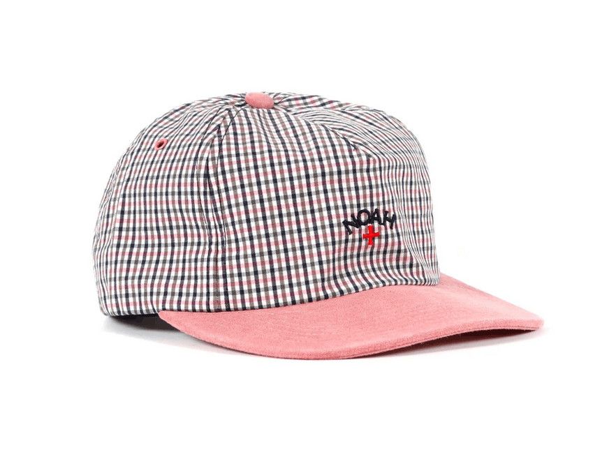 Noah Noah NY 'Suede Brim Check' 5-Panel Hat Pink | Grailed