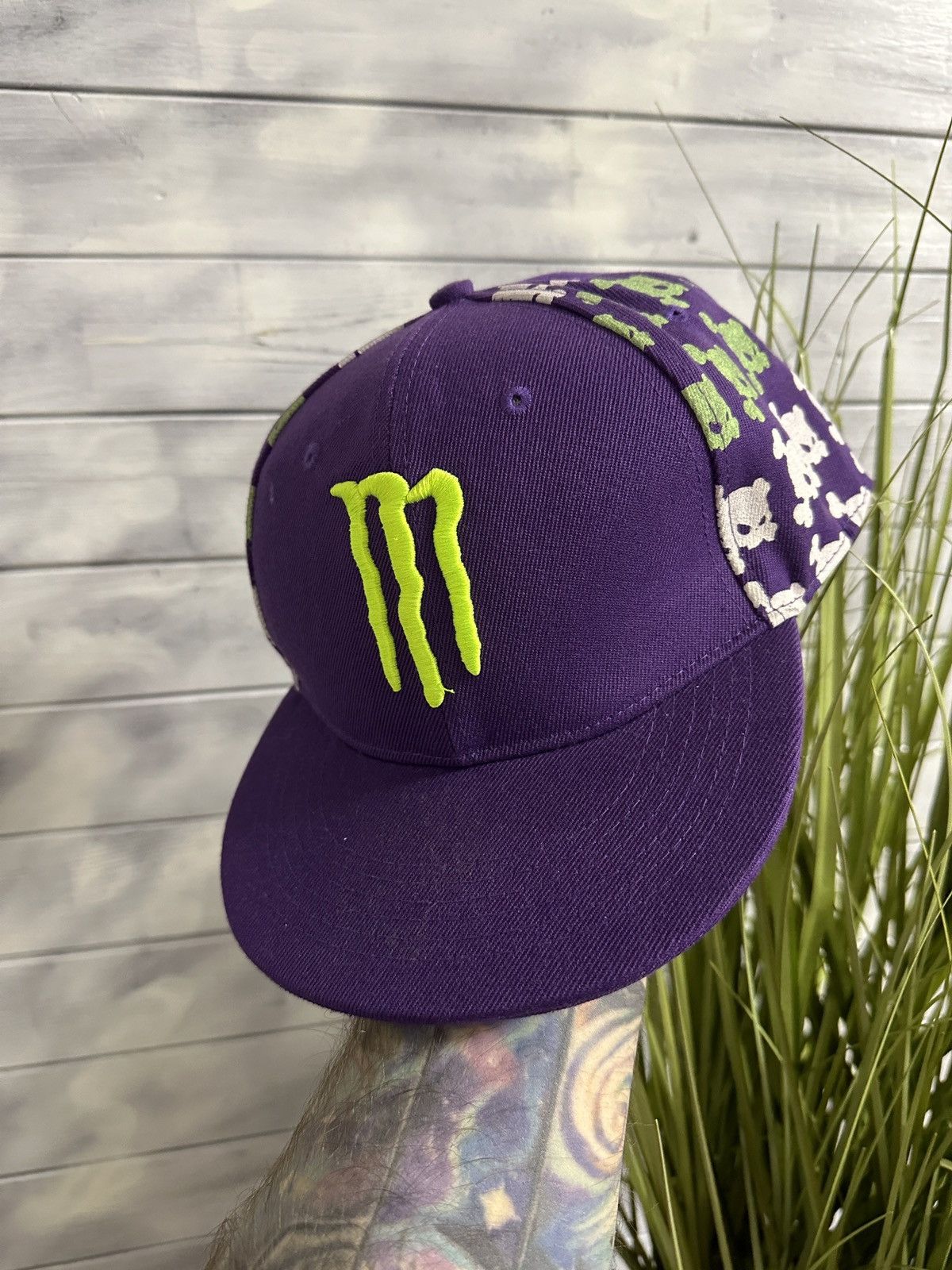 MOTO × Racing × Streetwear Rare Cap Monster Energy Skull Monogram | Grailed