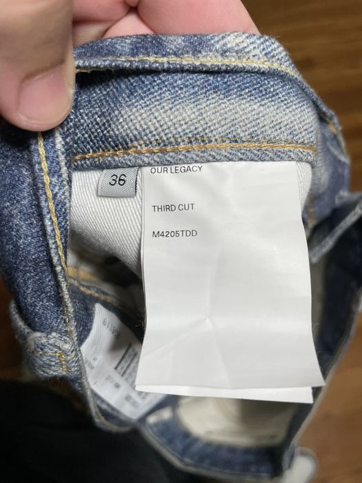 Our Legacy Our Legacy Third Cut digital denim | Grailed Our Legacy Our Legacy Third Cut digital denim | Grailed