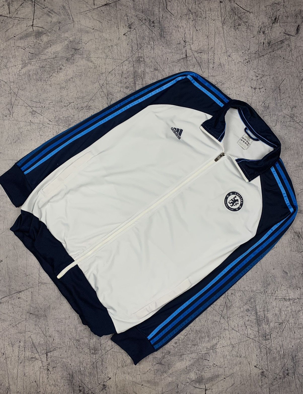 Adidas × Vintage Vintage Adidas Chelsea FC Soccer Track Jacket 90s ...
