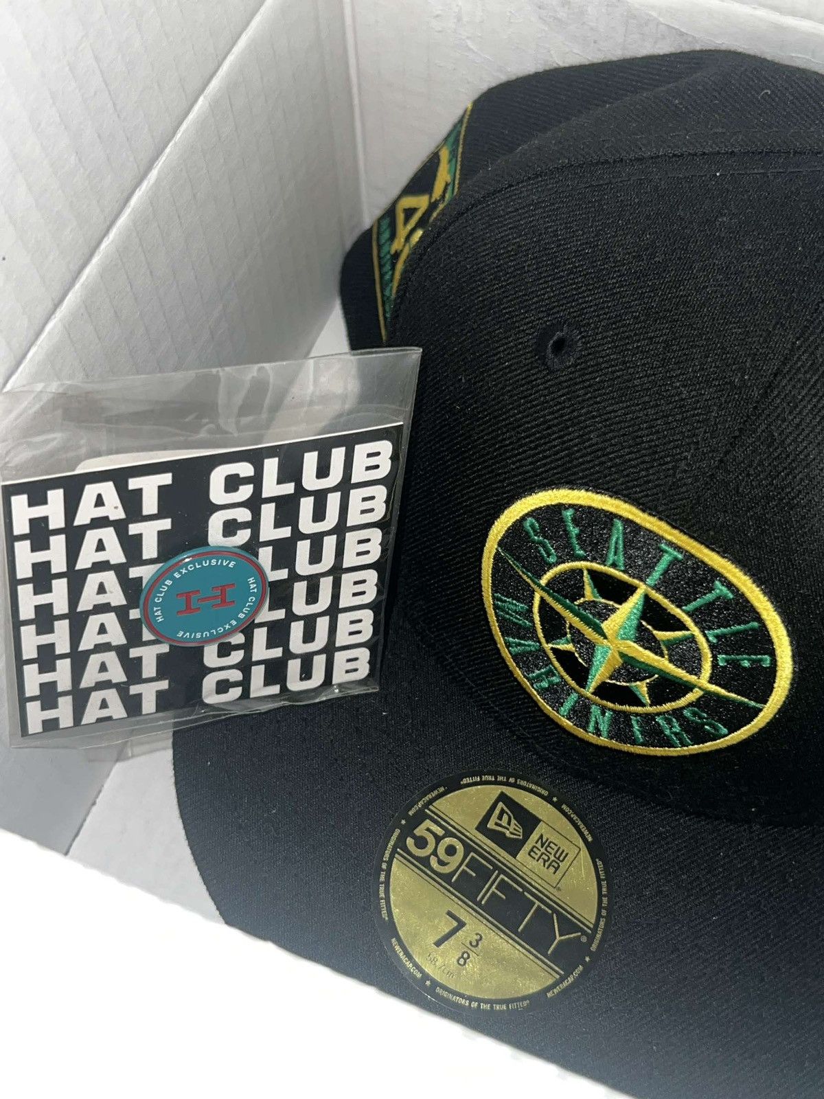 Hat Club Stone Island Seattle Mariners 40th Year Patch Fitted | Grailed