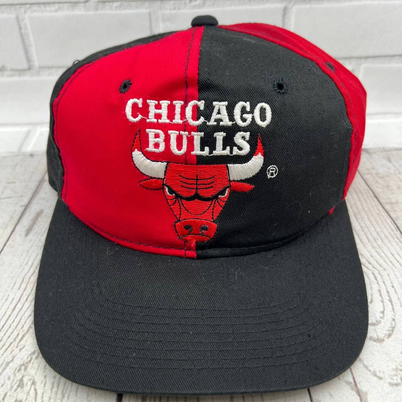 NBA Vintage Chicago Bulls Pinwheel Youngan Hat Snap back Cap Men | Grailed