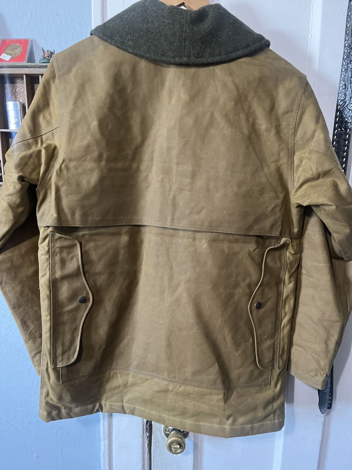 Filson NWT FILSON TIN CLOTH PACKER HUNTING COAT PRIMALOFT WAXED | Grailed