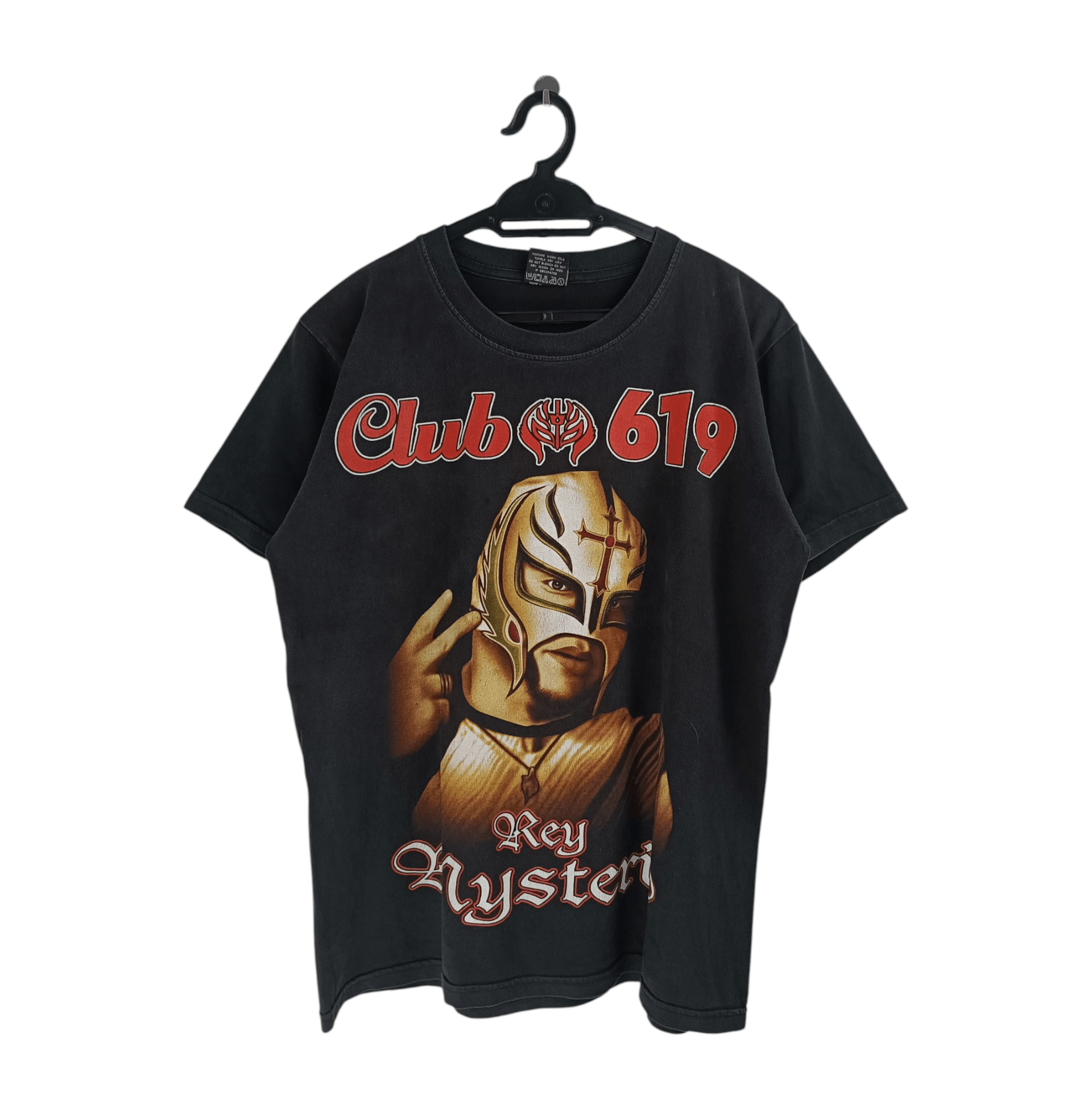 WWE VINTAGE Y2K REY MYSTERIO CLUB 619 OVERPRINT STYLE VERY RARE | Grailed