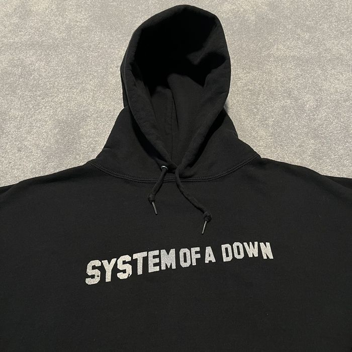Vintage Vintage 2000s System of a Down Toxicity Logo Band Hoodie Y2K ...