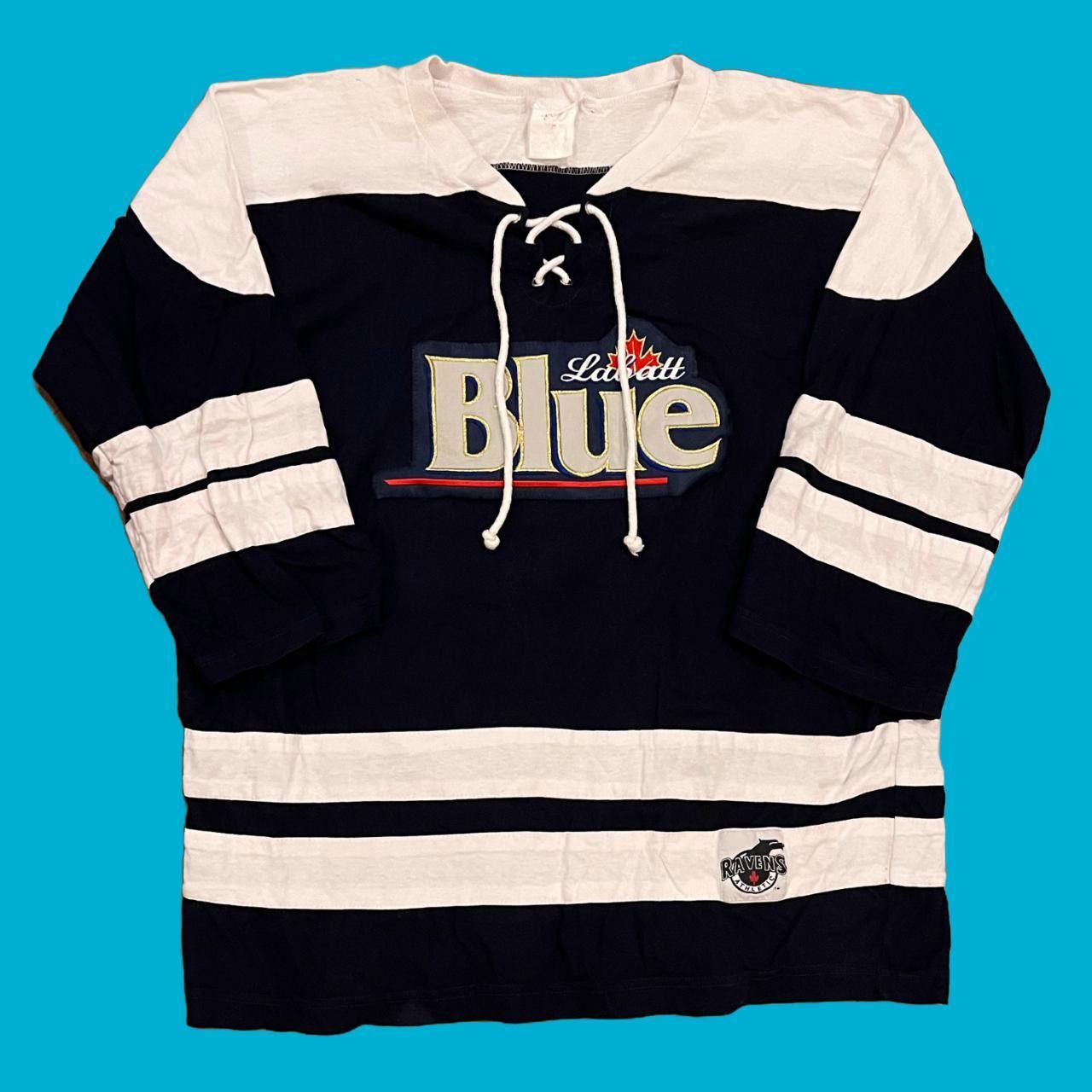 Vintage Vintage Labatt Blue Hockey Jersey | Grailed