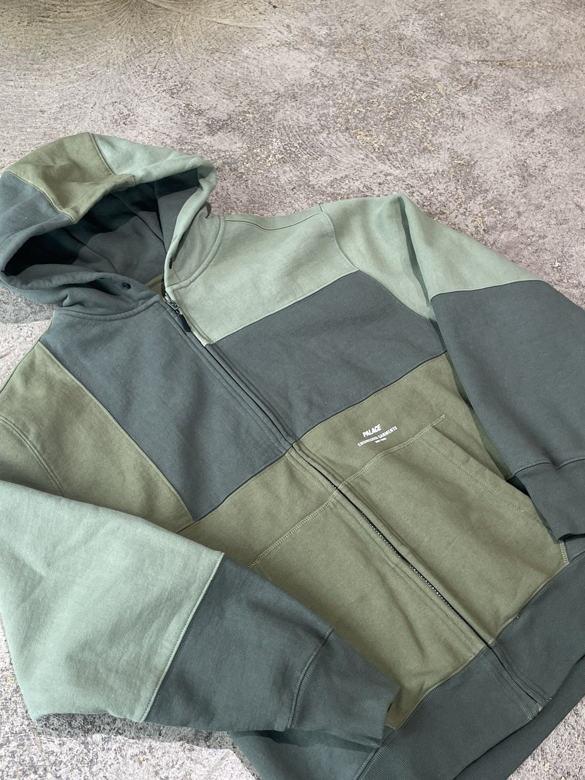 Engineered Garments Palace Engineered Garments Patchwork Zip-up | Grailed