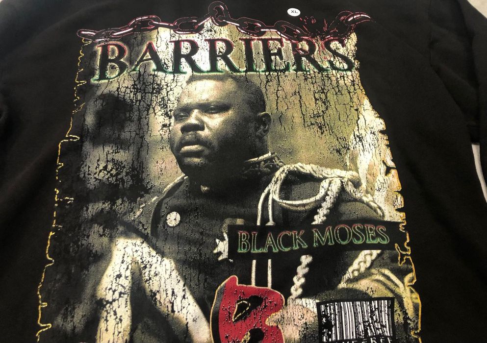 Barriers Barriers Black Moses Marcus Garvey Hoodie Size XL | Grailed