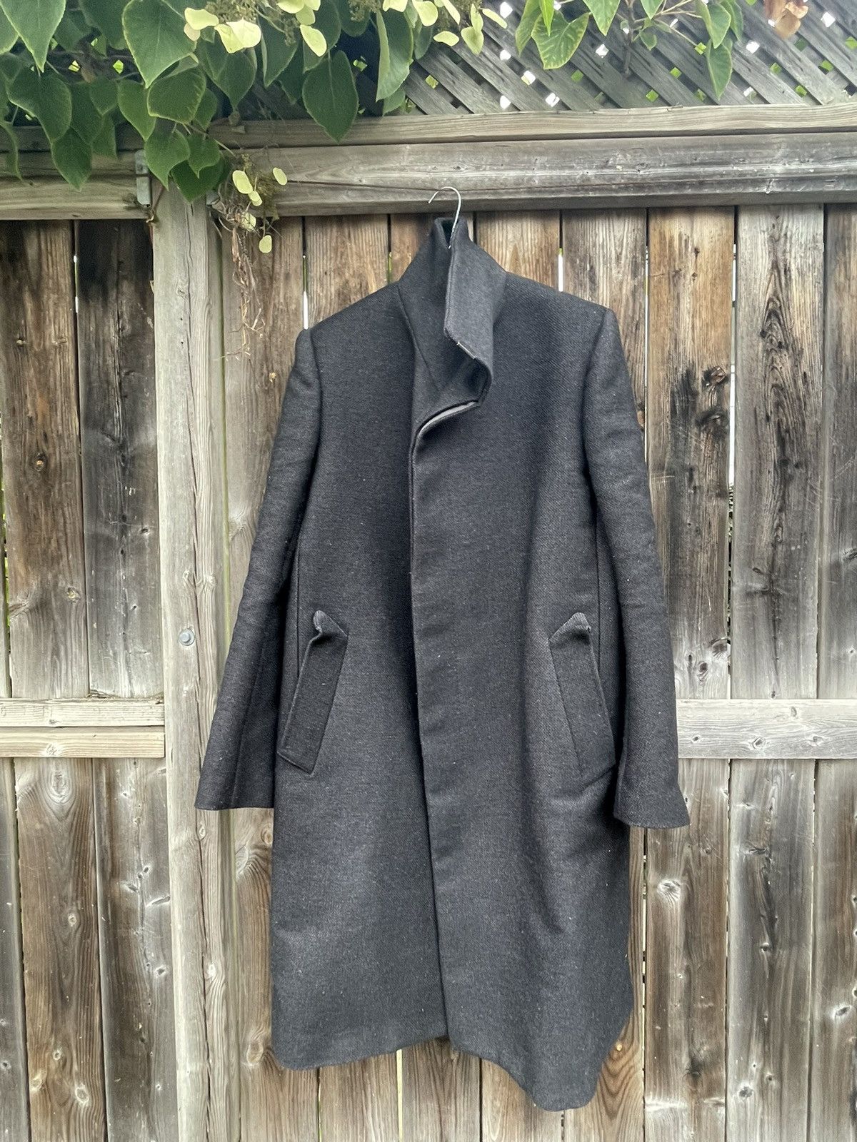 Carol Christian Poell High neck raglan coat in Surface/10 size 54 | Grailed