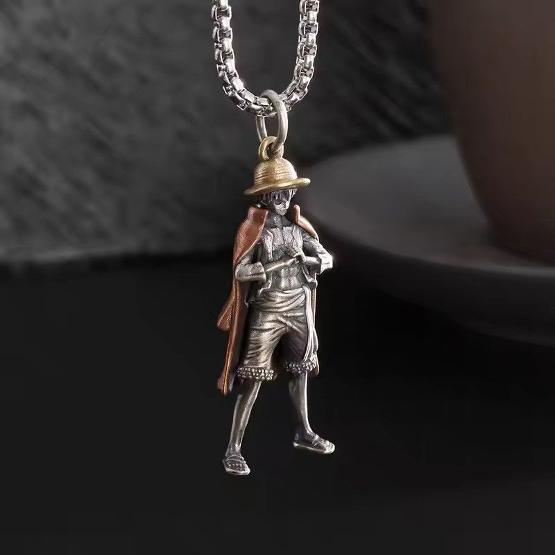Cuban Link Chain Creative 3D Anime Character Pendant Necklace | Grailed
