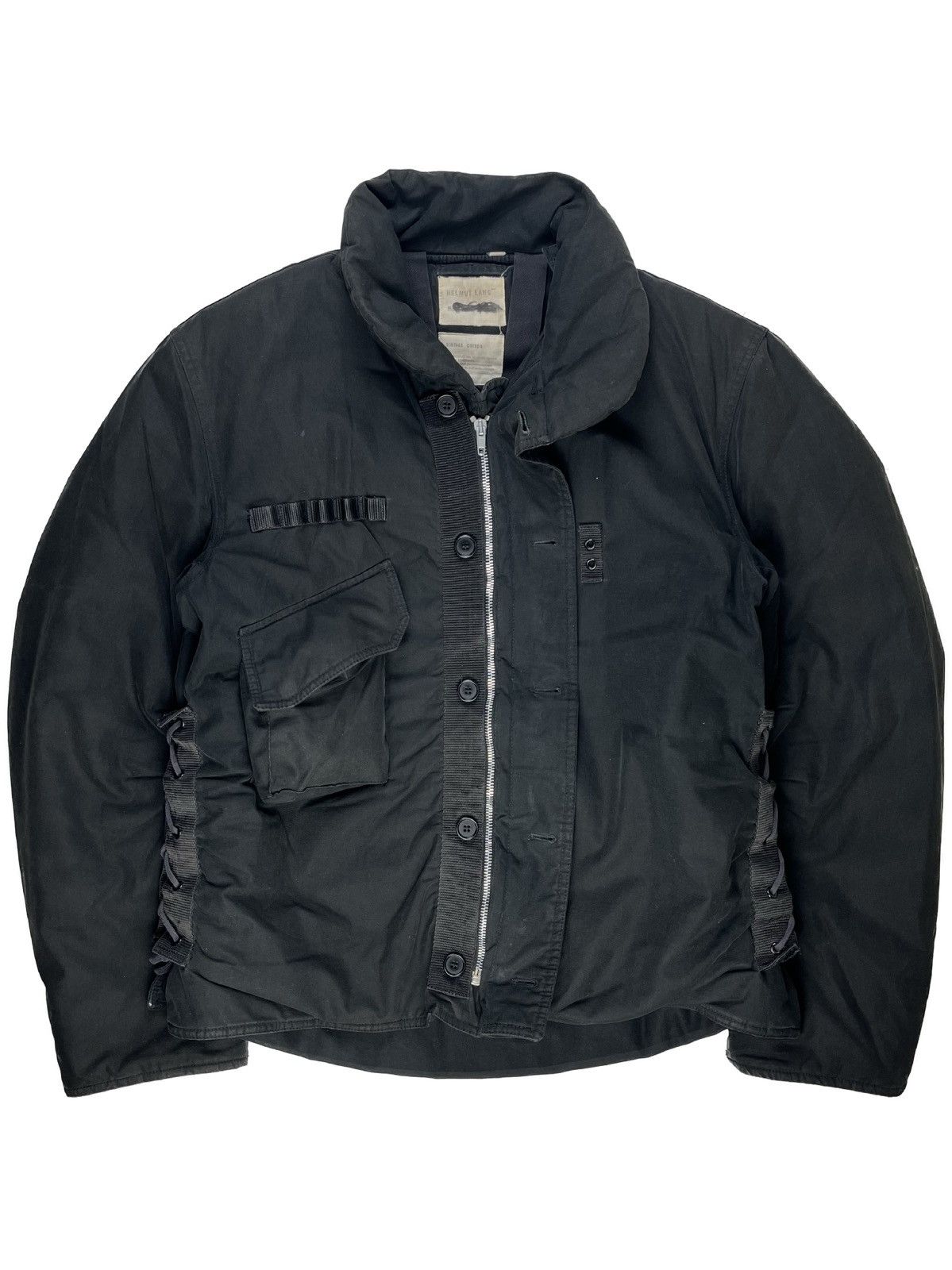 Vintage AW99 Helmut Lang Vintage Cotton Bondage M69 Flak Jacket | Grailed