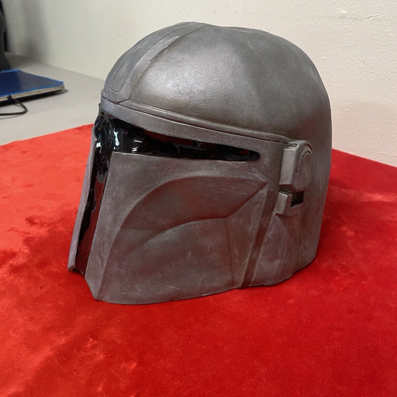 Disney Mandalorian Helmet Rubber Mask Star Wars Cosplay Full Size | Grailed