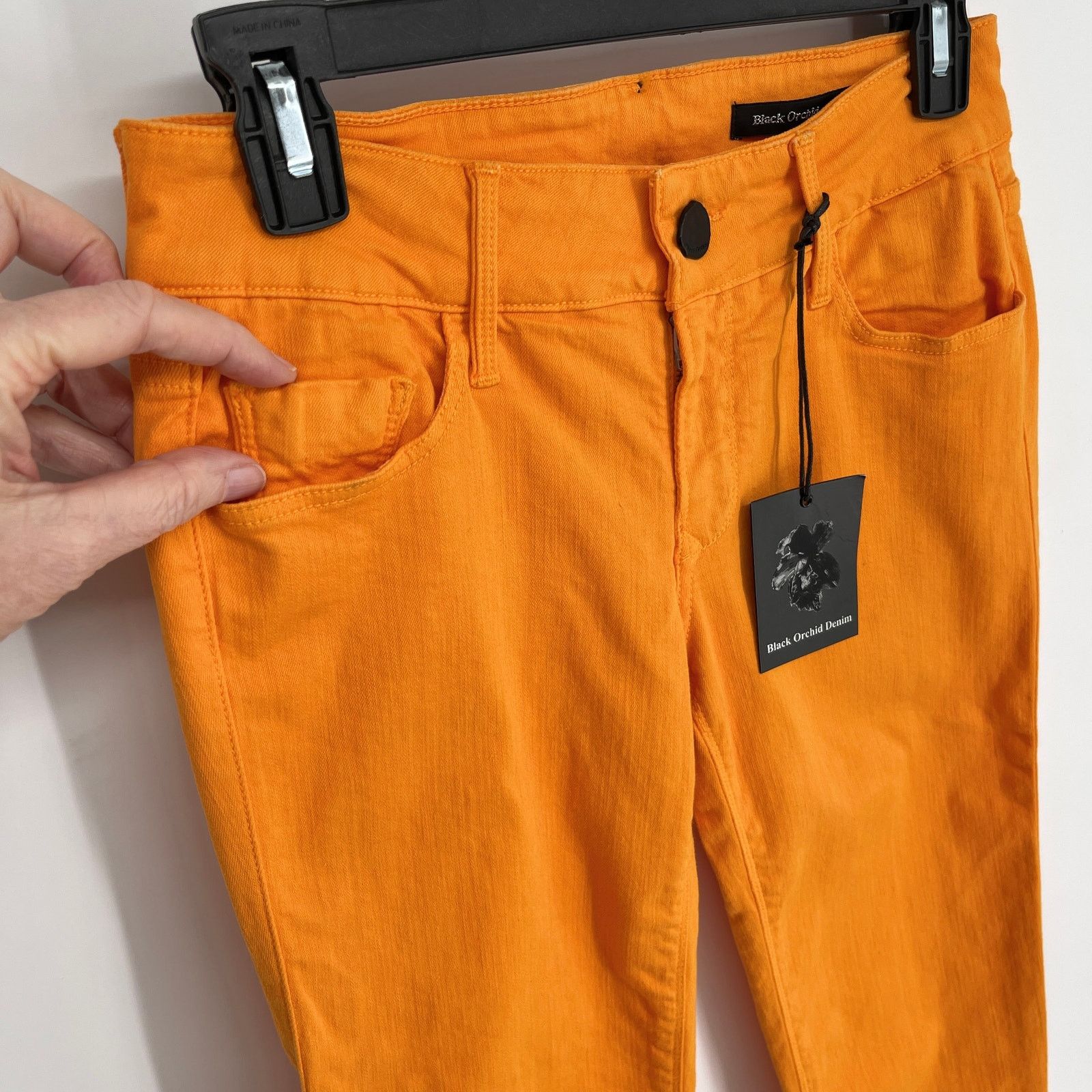 Other Black Orchid Denim NEW Skinny Jeans 27 SAMPLE Faded Orange | Grailed
