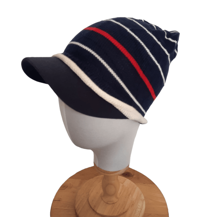 Beams Plus 🔥Japanese brand beams heart stripes visor beanie cap | Grailed