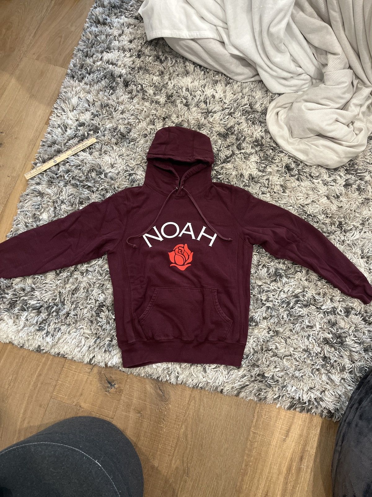 Noah Noah rose logo hoodie | Grailed