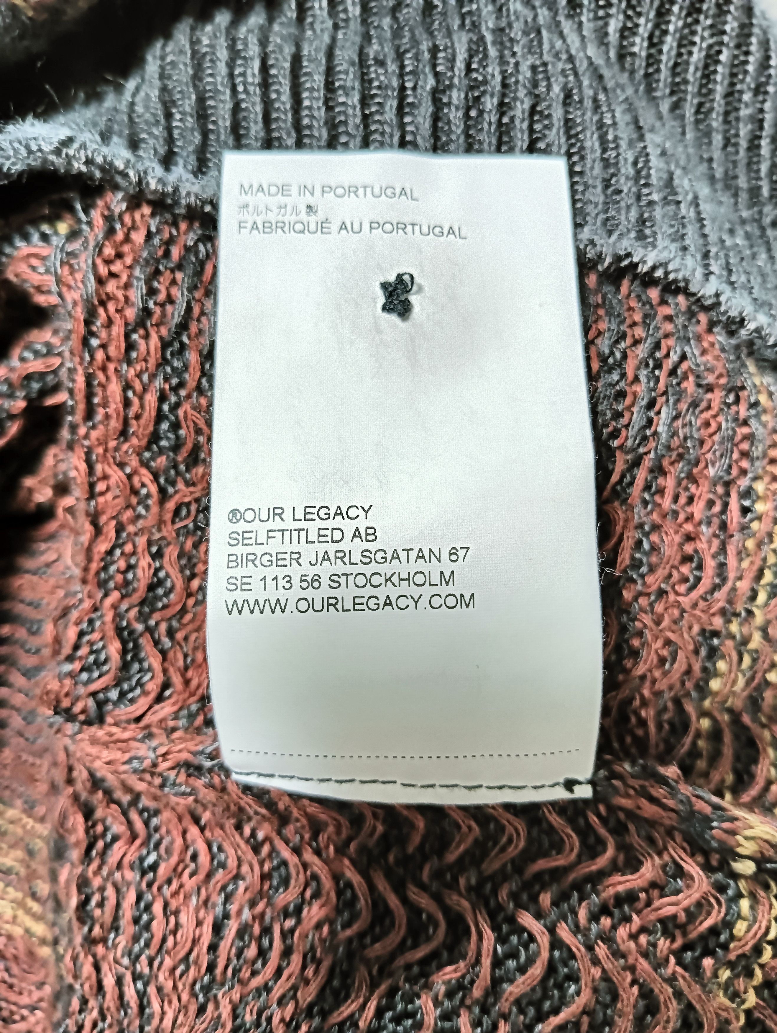 Our Legacy Rust Geezer Check Evening Polo | Grailed