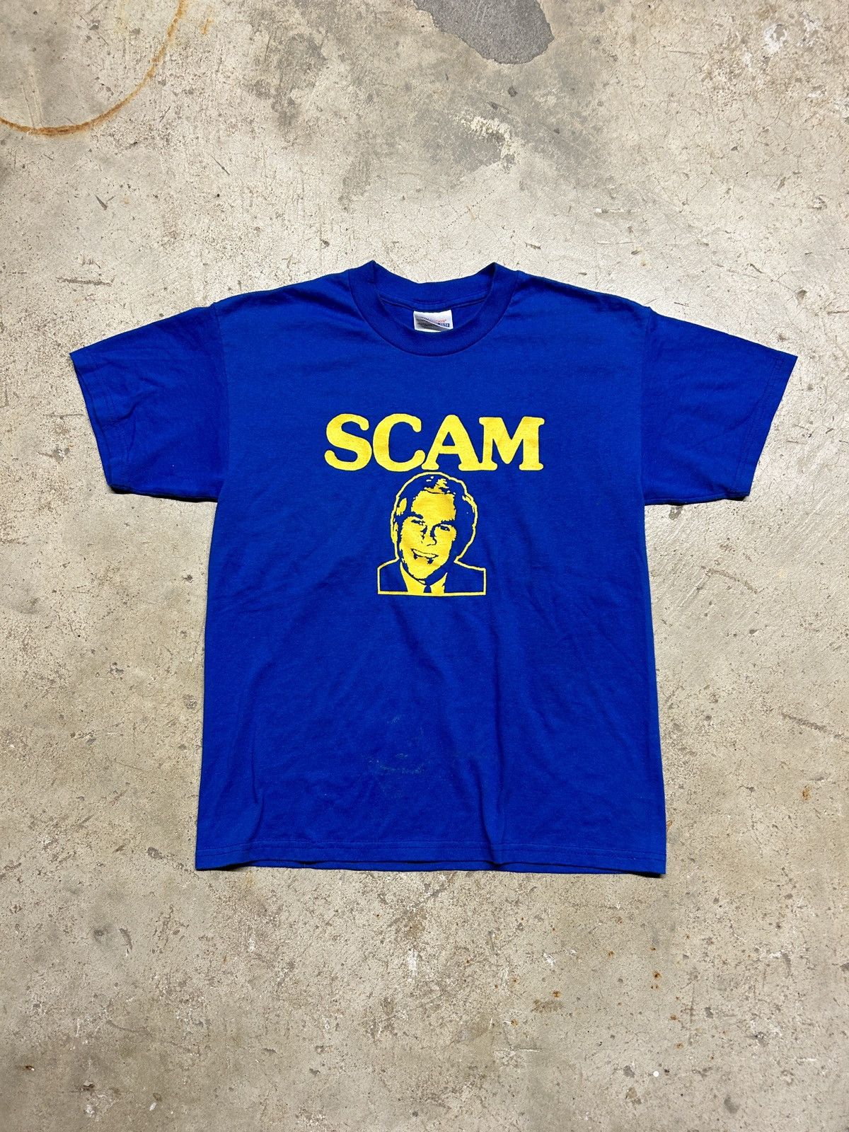 Humor × Streetwear × Vintage Vintage Y2K George Bush Scam T-Shirt | Grailed