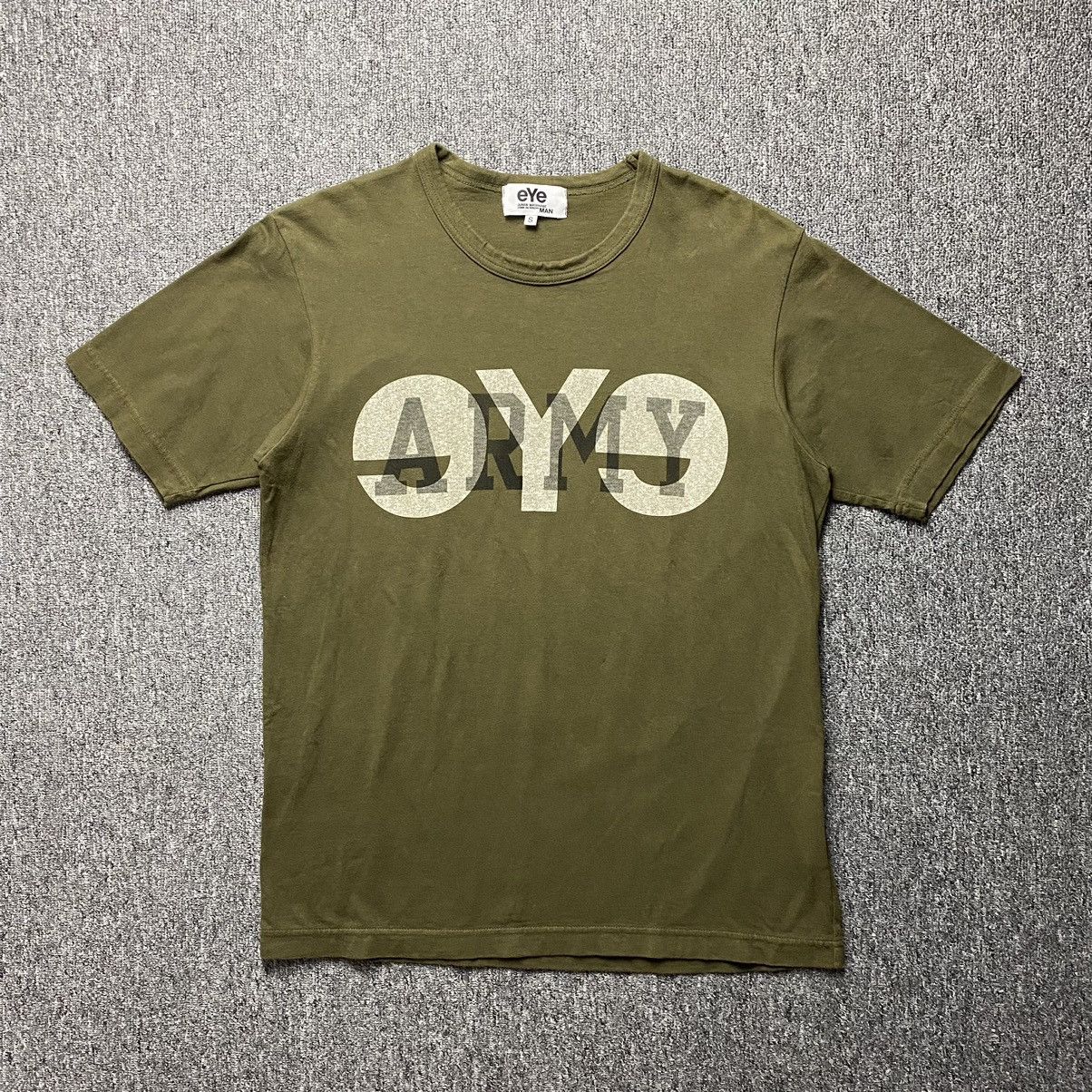 Comme des Garcons × Junya Watanabe Junya Watanabe Eye - Army T-Shirt ...