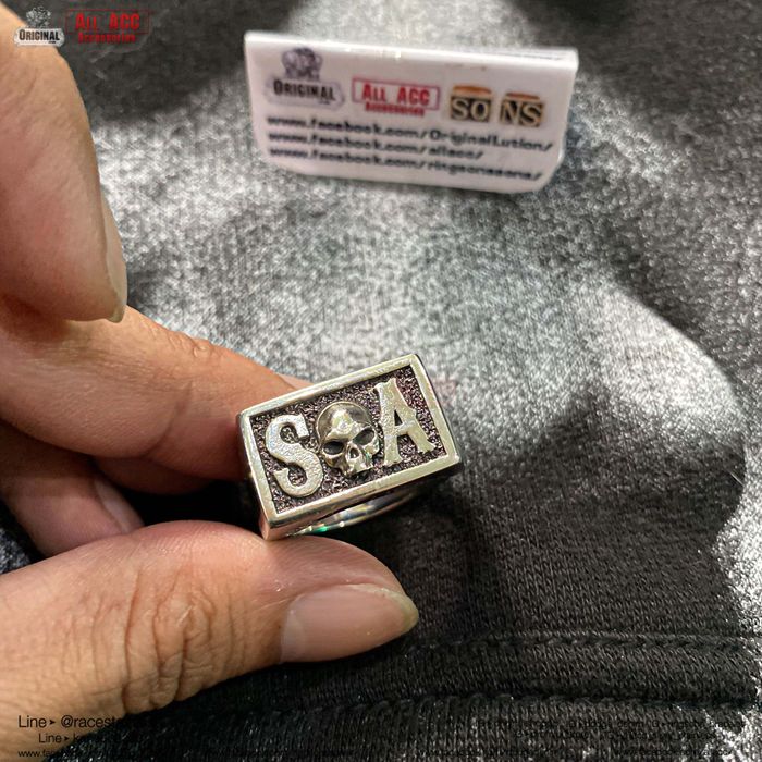 Human Made Sons of anarchy Ring SOA harley sons soa mayans Size6-12us ...