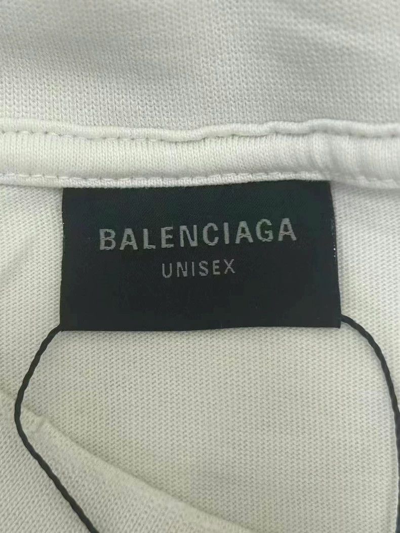 Balenciaga Balenciaga Gothic Letter Destroyed Long Sleeve | Grailed
