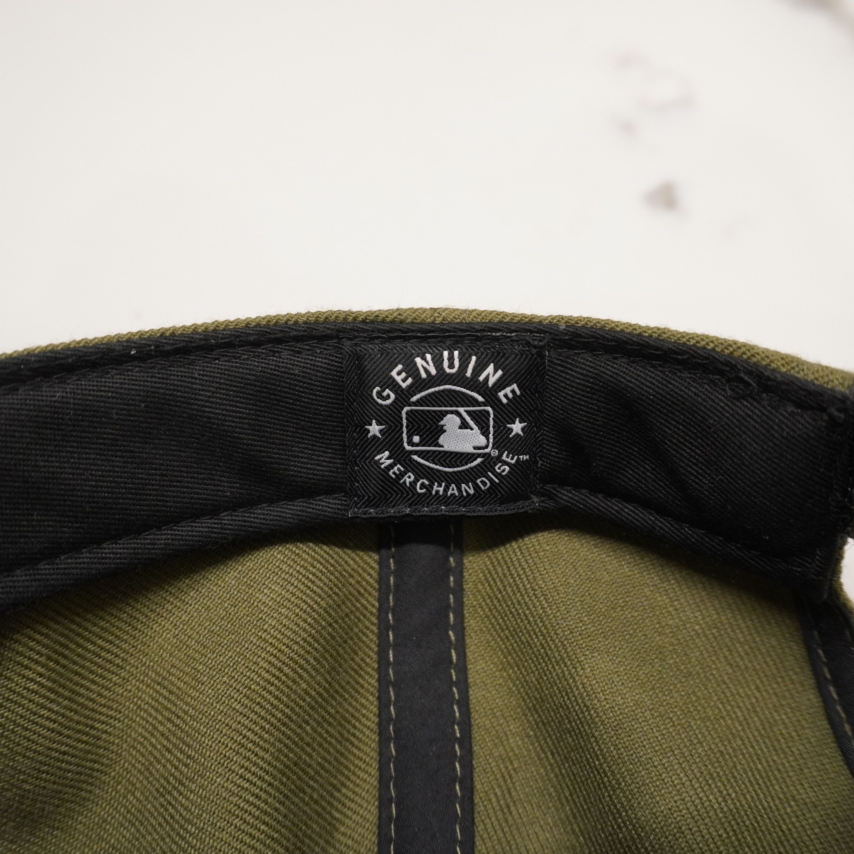 47 47 LA Dodgers Olive Green Adjustable Ball Cap | Grailed