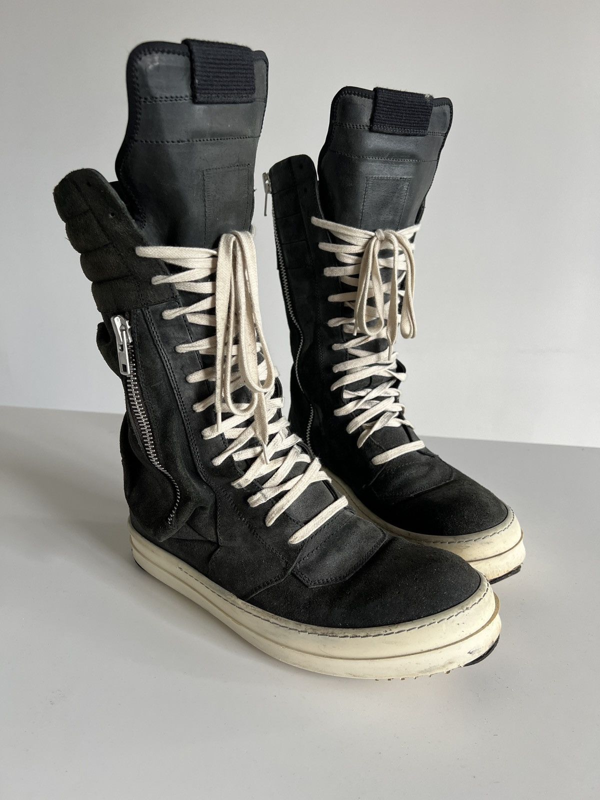 Rick Owens × Rick Owens Drkshdw Rick Owens High Top Cargo Basket ...