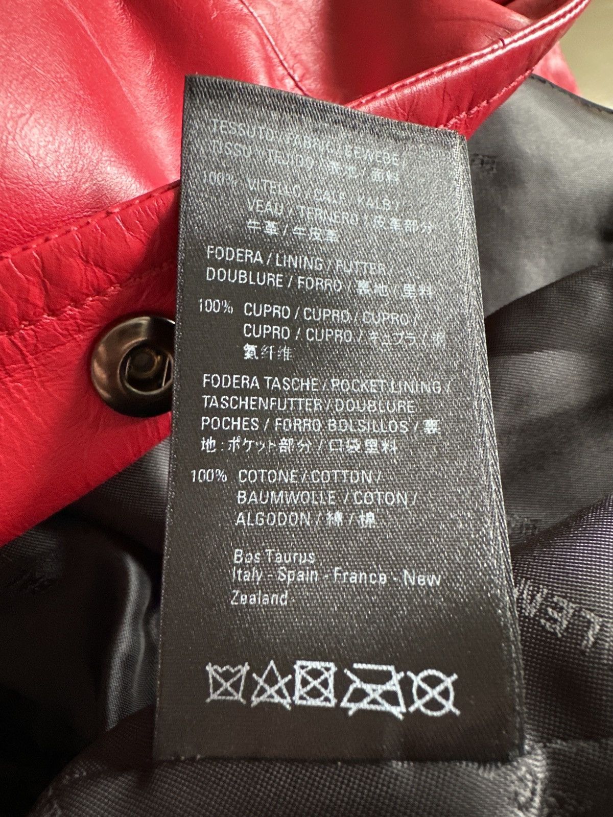 Balenciaga BLNCG NEWS 24/7 LEATHER OVERSIZED MADE IN FRANCE JACKET ...