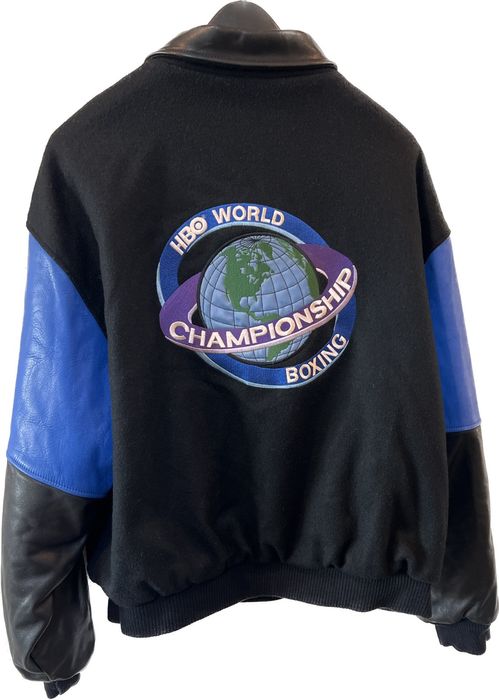 Vintage Vintage 1990’s HBO World Championship Boxing Varsity Jacket ...