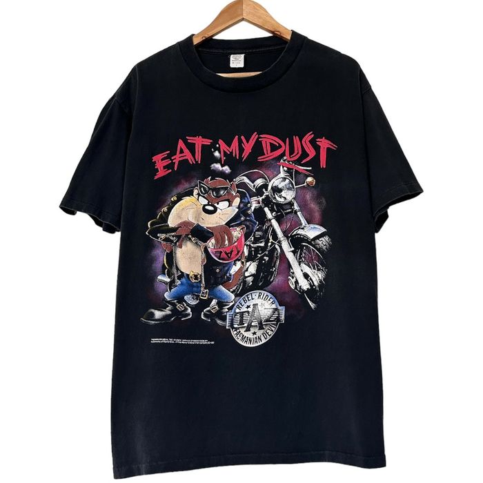 Vintage Taz “Eat My Dust” Vintage 90s Harley Style Single Stitch Tee ...