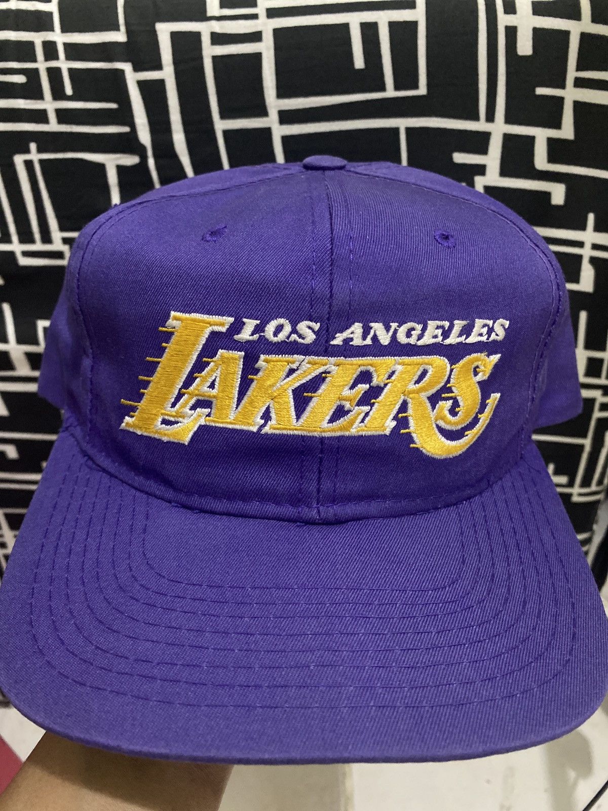 Starter LAKERS Motion Script First Gen By Starter | Grailed