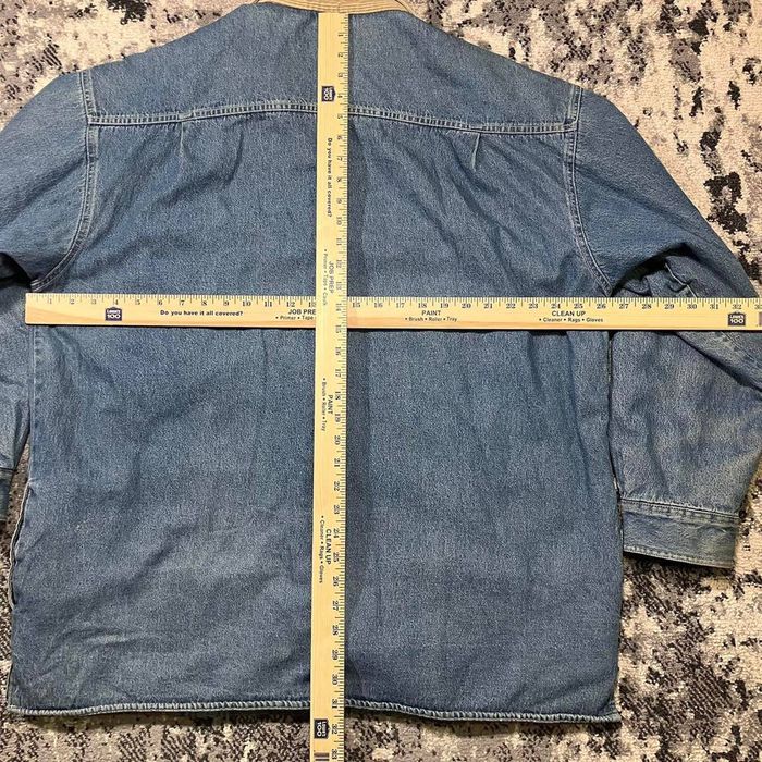 Vintage Wolverine Blanket Lined Denim Chore Jacket Corduroy Collar ...