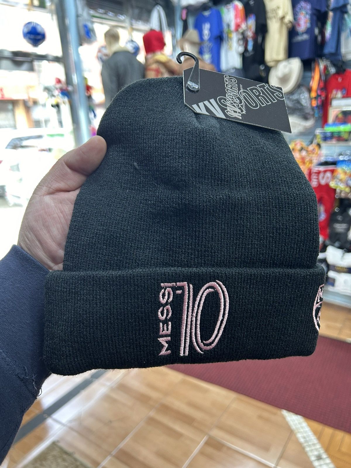 Vintage Lionel Messi #10 Inter Miami Double Sided Beanie | Grailed