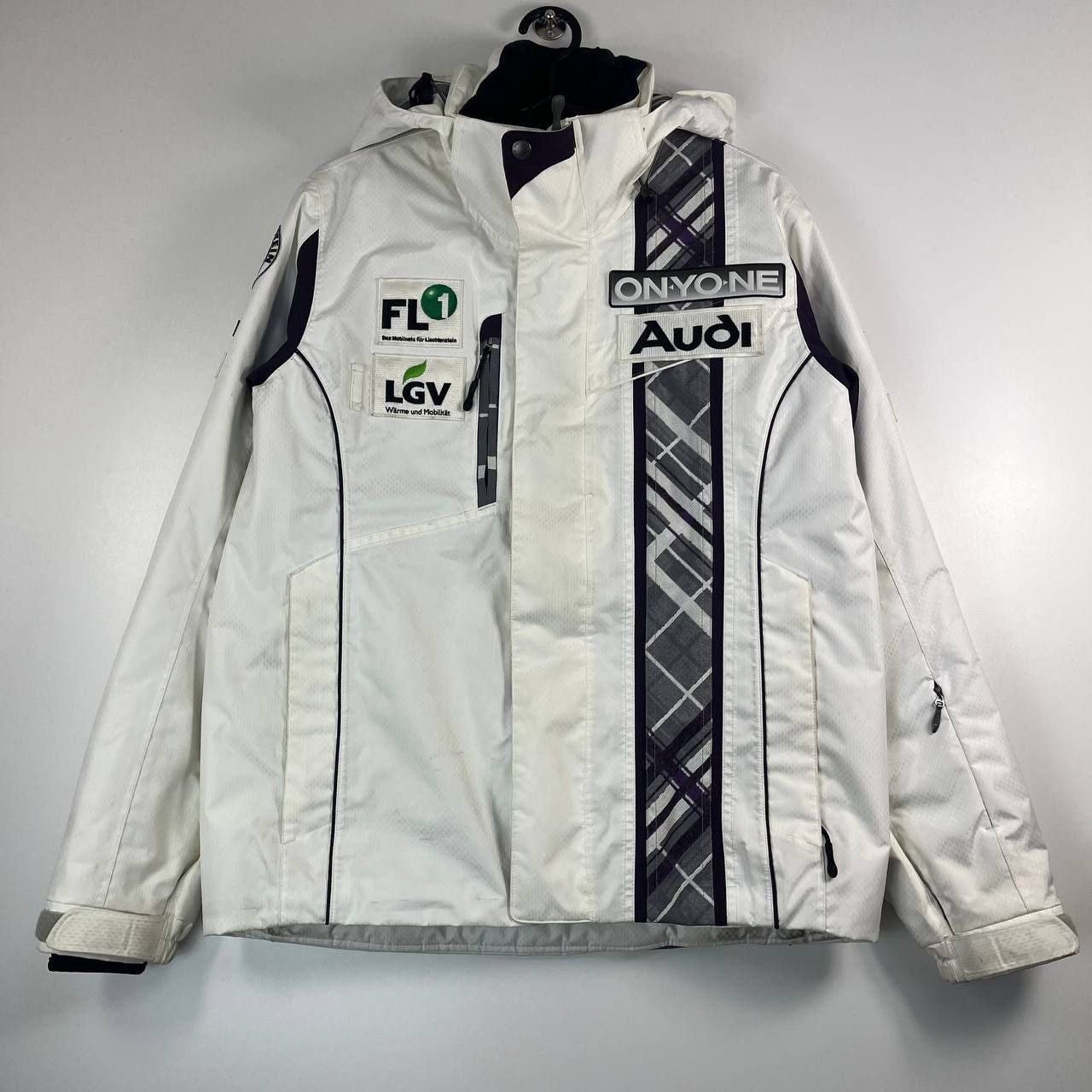 Other Onyone Audi Ski Jacket Hyglater White Winter Coat Size M | Grailed
