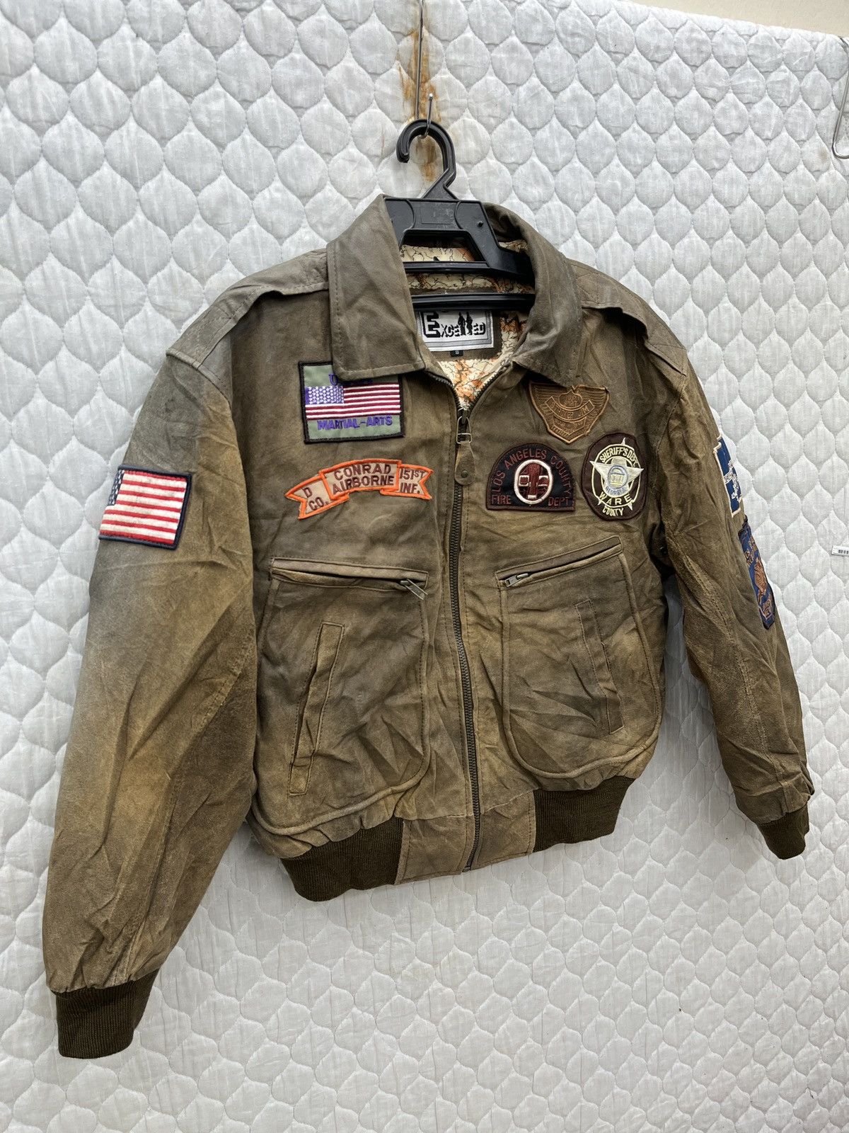 Vintage 🔥🔥🔥STEALS EXCEED USA MILITARY LEATHER JACKET | Grailed