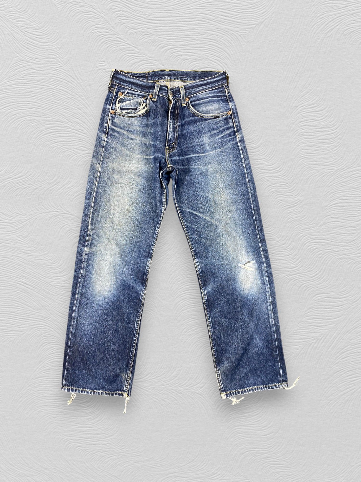 Distressed Denim × Levi's Vintage Clothing × Vintage Faded Blue Vintage ...