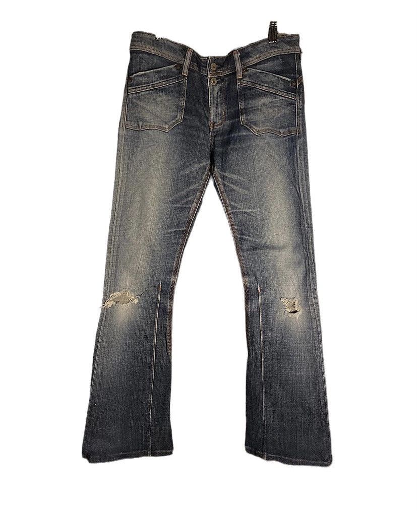 Edwin 💥FLARE PANTS💥Edwin boot cut vintage denim distressed | Grailed