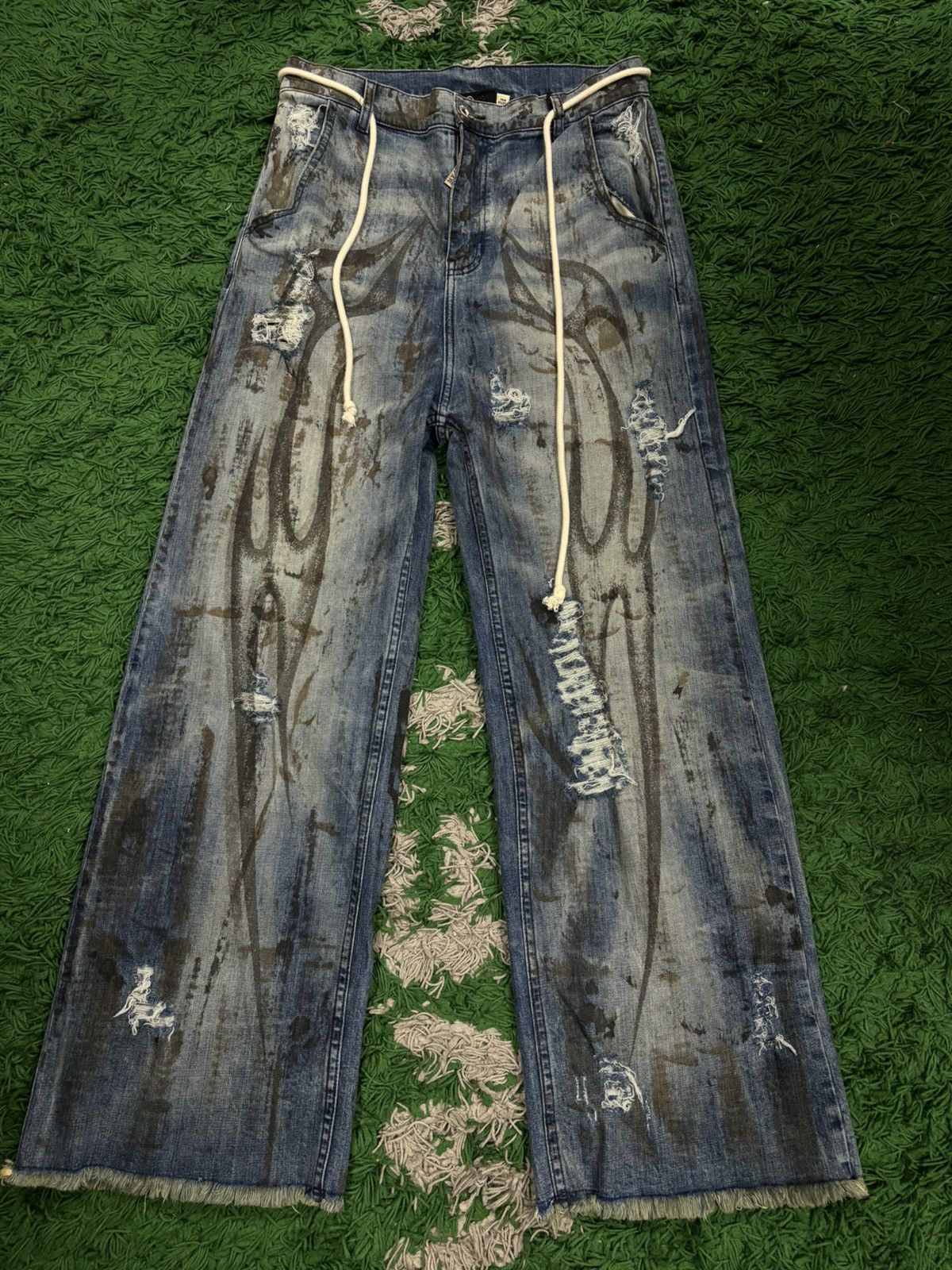 ComplexCon × HELLSTAR Hellstar complexcon capsule 11 jeans 34 capsule 11 | Grailed