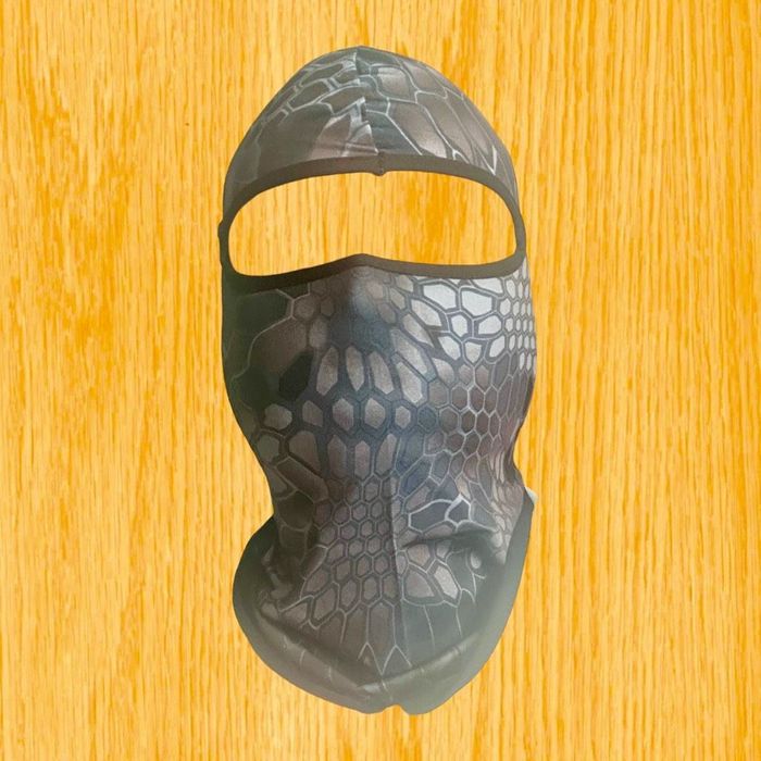 Streetwear Gray Reptilian Camo Tactical Ski Mask Trap Streetwear Balacl ...