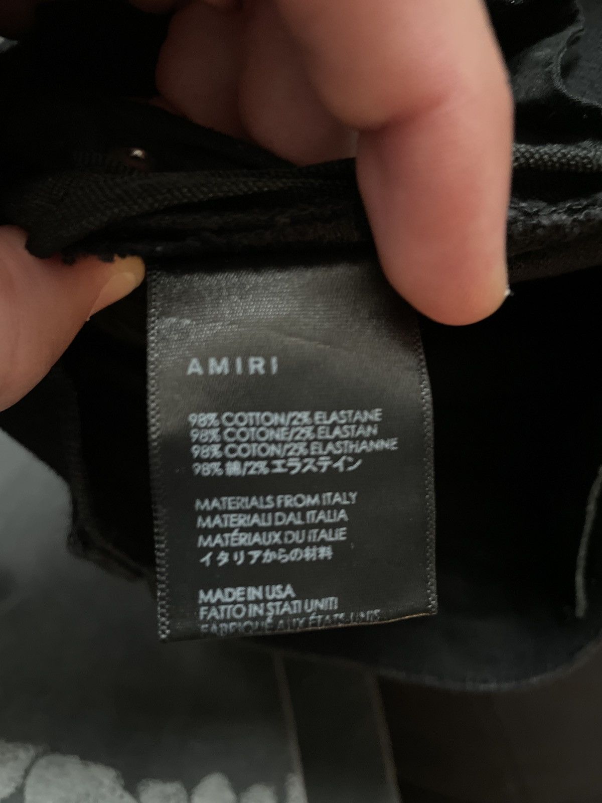 Amiri Amiri Art Patch jeans | Grailed